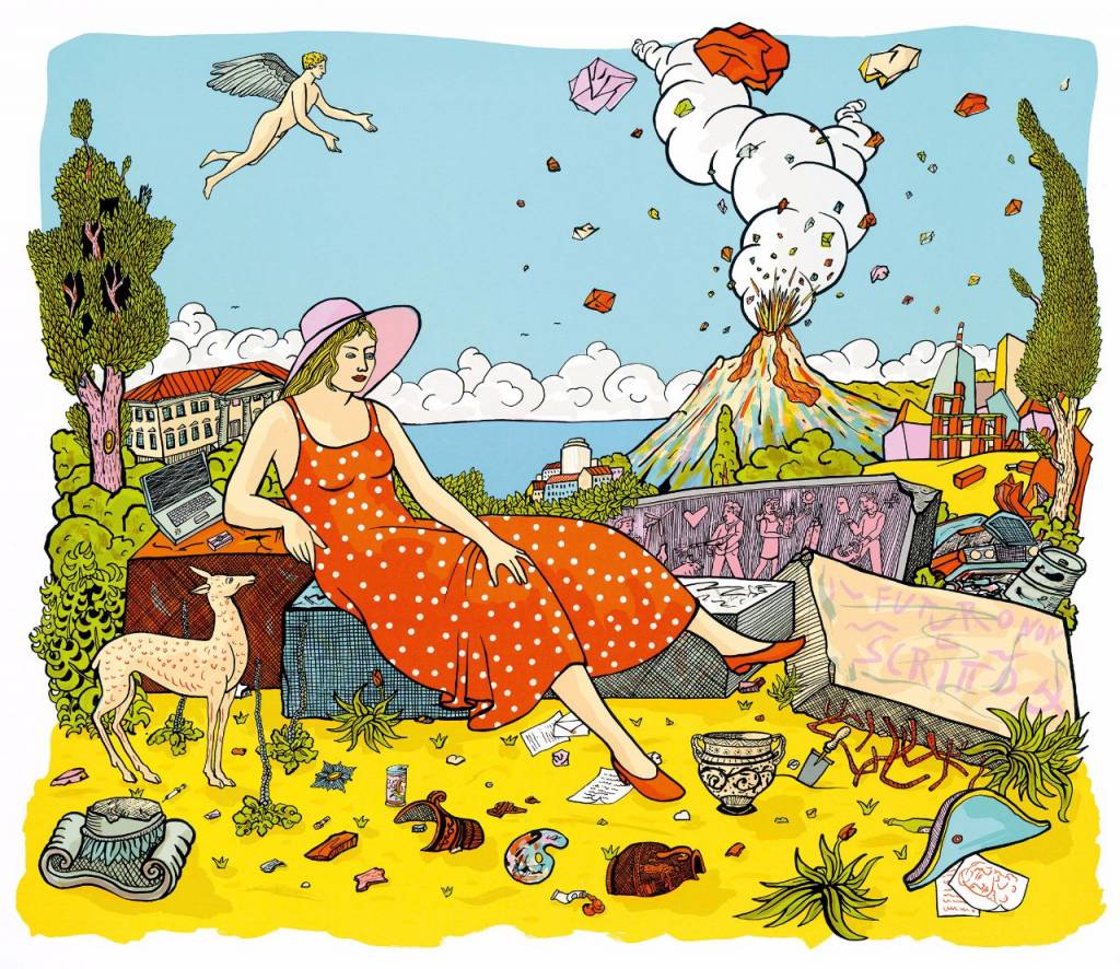 Moritz Götze | Lady Hamilton in Neapel (nach Tischbein) | 2015 ...