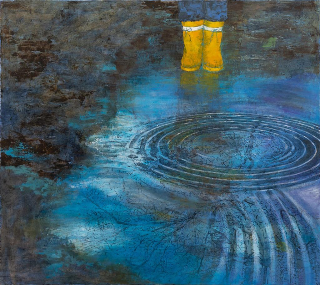 MAGISCHER REALISMUS | Kathrin Rank | Wolkenfänger | 2009/2020 | Öl auf ...