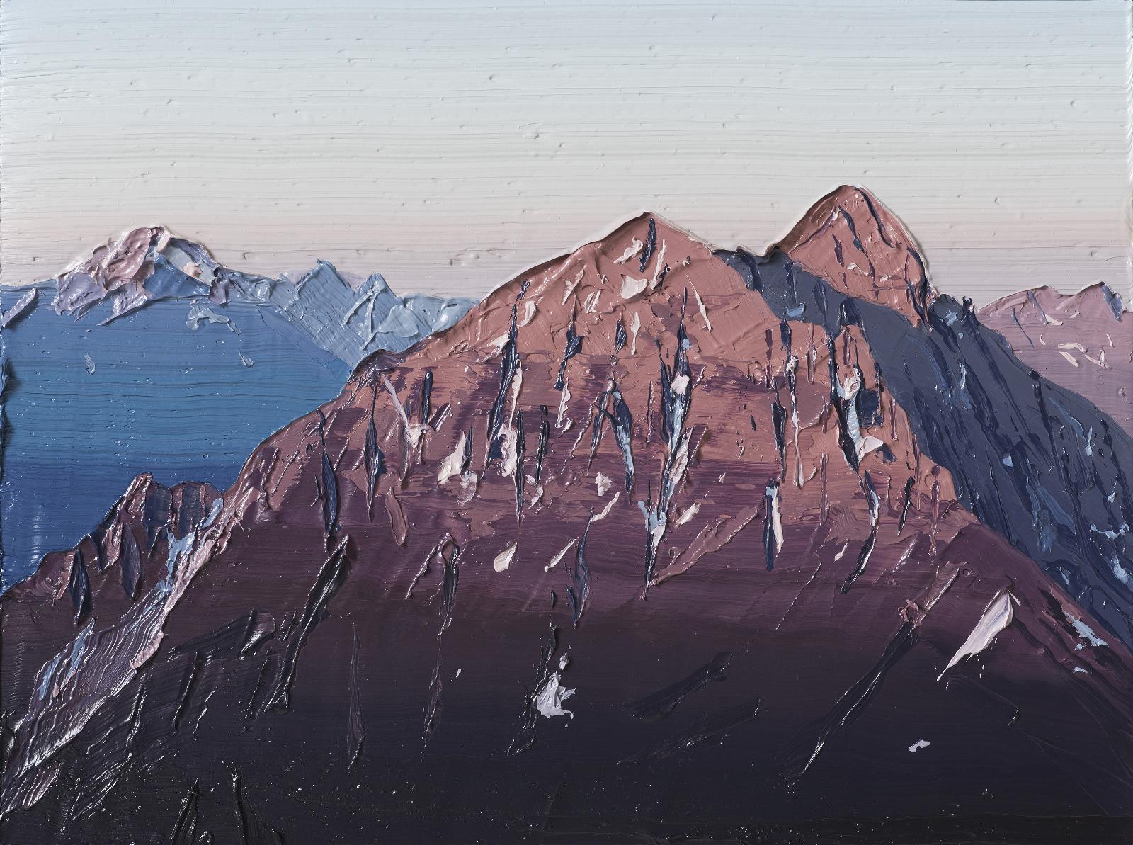 Felix Rehfeld | o.T. (5601) aus der Serie „Berge“ | Bergmalerei | Berge ...