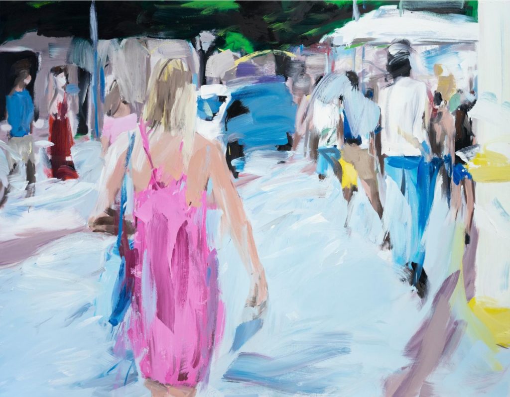 Alireza Varzandeh | calle colone IV | 2021 | Öl auf Leinwand | 180 cm x ...