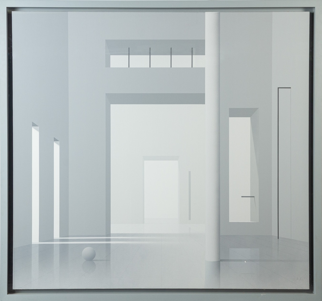 Ben Willikens | Raum 3 | Acryl auf Leinwand | 150 cm x 160 cm – mit ...