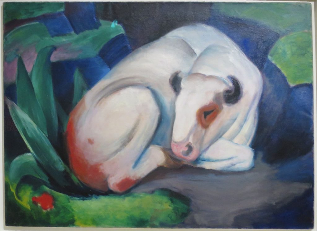 Franz Marc | Der Stier | 1911 | Öl auf Leinwand | 135 cm x 101 cm ...