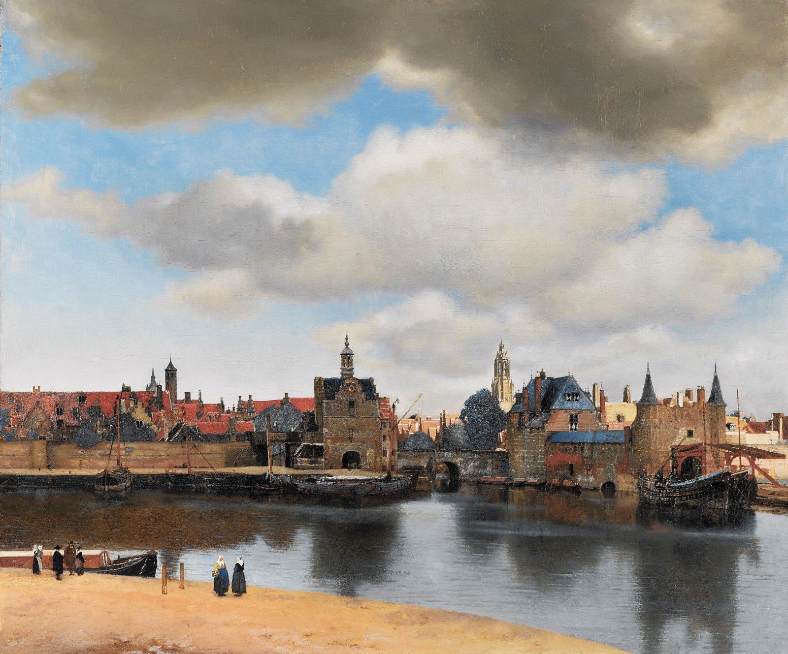 Jan Vermeer | Ansicht von Delft | 1660 – 1661 | Öl auf Leinwand | 96,5 ...