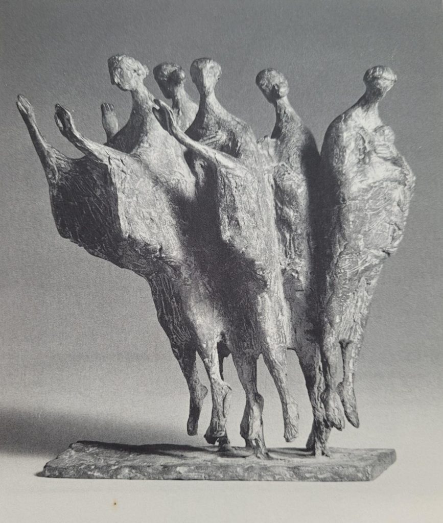 Bildhauer | Fritz Nuss | Schwebende | 1963 | Bronze | 15,3 cm x 11 cm x ...